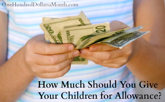 How Much Should You Give Your Children For Allowance 