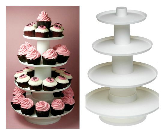 Wilton 4 Tier Stacked Cupcake And Dessert Tower One Hundred Dollars A