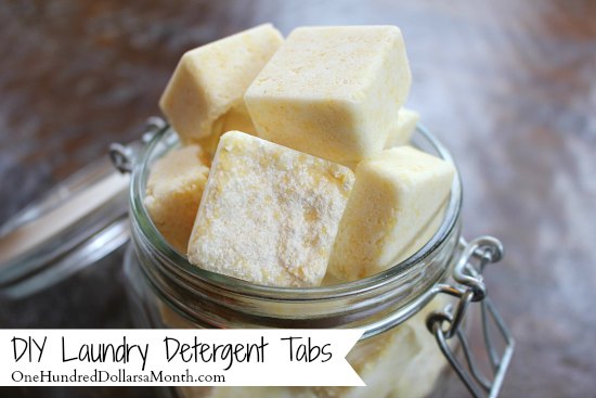 DIY Homemade Laundry Detergent Tabs - One Hundred Dollars a Month
