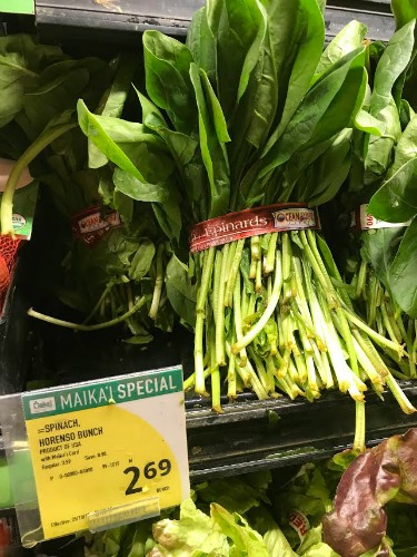 spinach grocery store prices in hawaii - One Hundred Dollars a Month